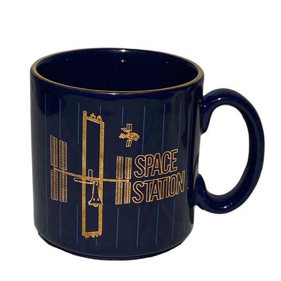 GE | Dining | General Electric Ge Space Station Made In England Blue ...